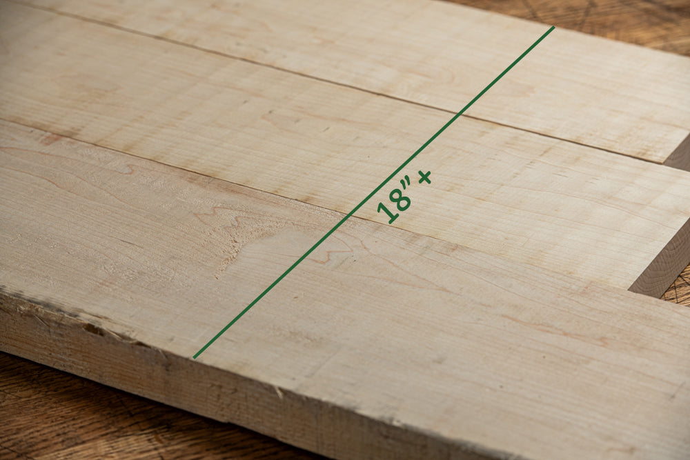 Hard Maple - S3S (Surfaced 3 Sides) 3-Piece Lumber Pack