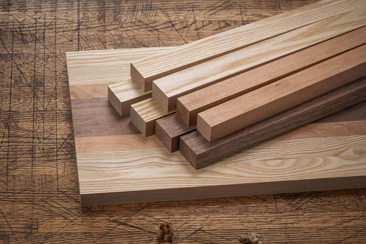 Kilimanjaro Walnut & Ash Cutting Board DIY Kit - Medium